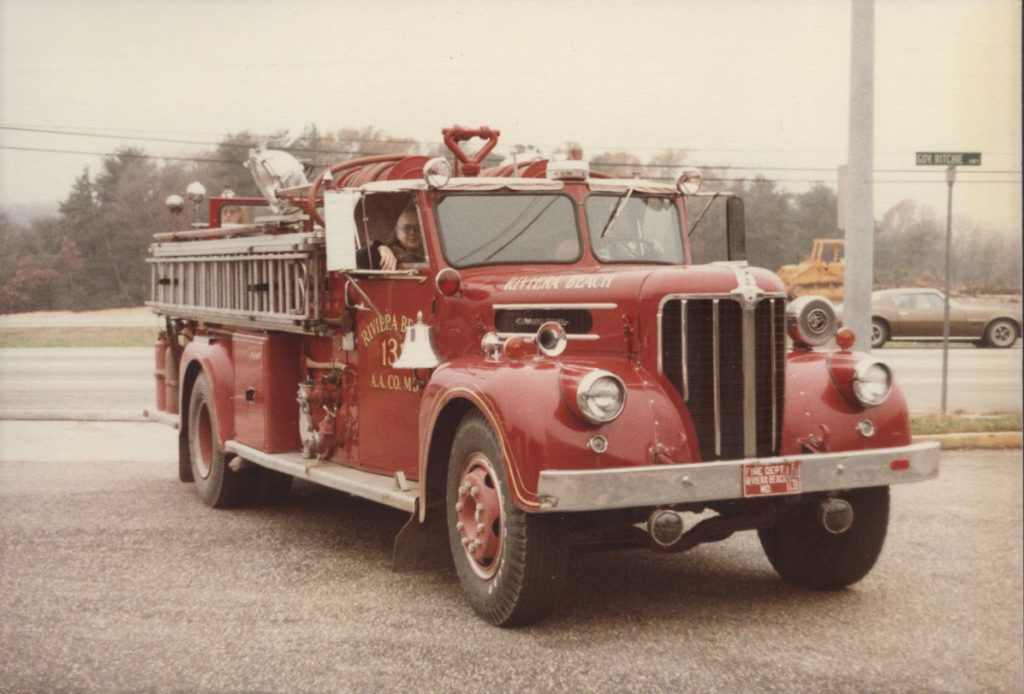Retired Apparatus - Riviera Beach Volunteer Fire Company