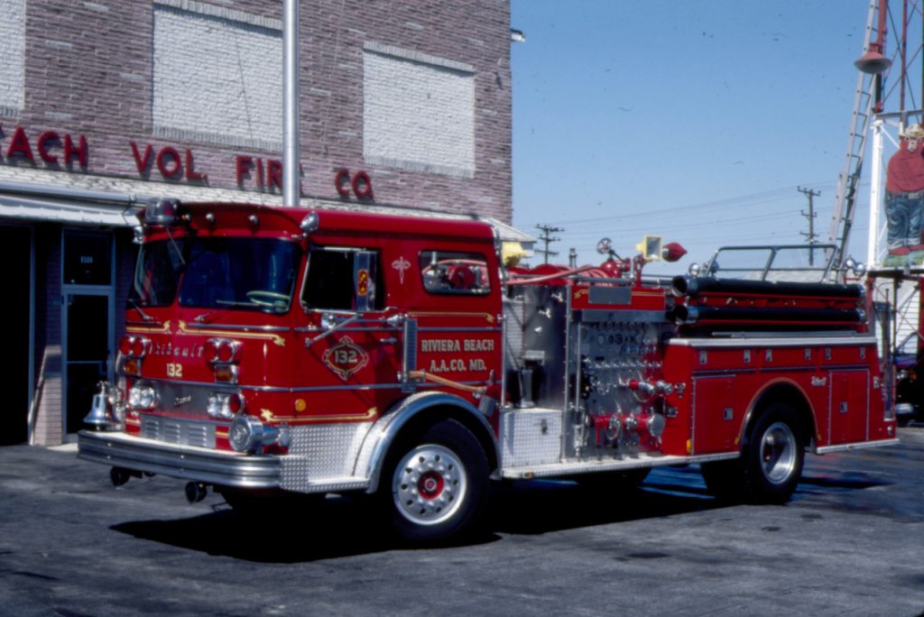 Retired Apparatus - Riviera Beach Volunteer Fire Company